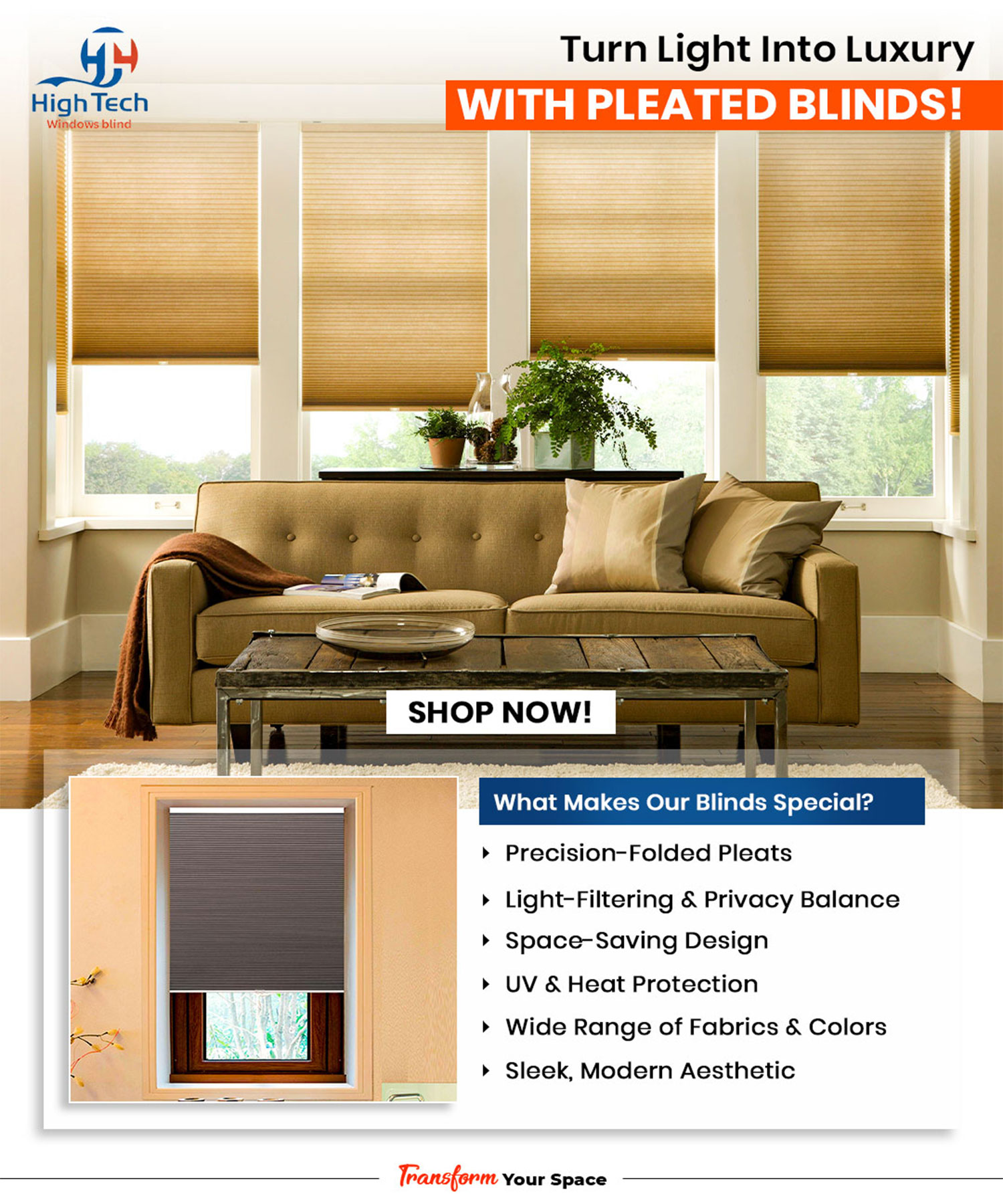 High Tech Window Blinds by Vishal Interior | Window Blinds Manufacture